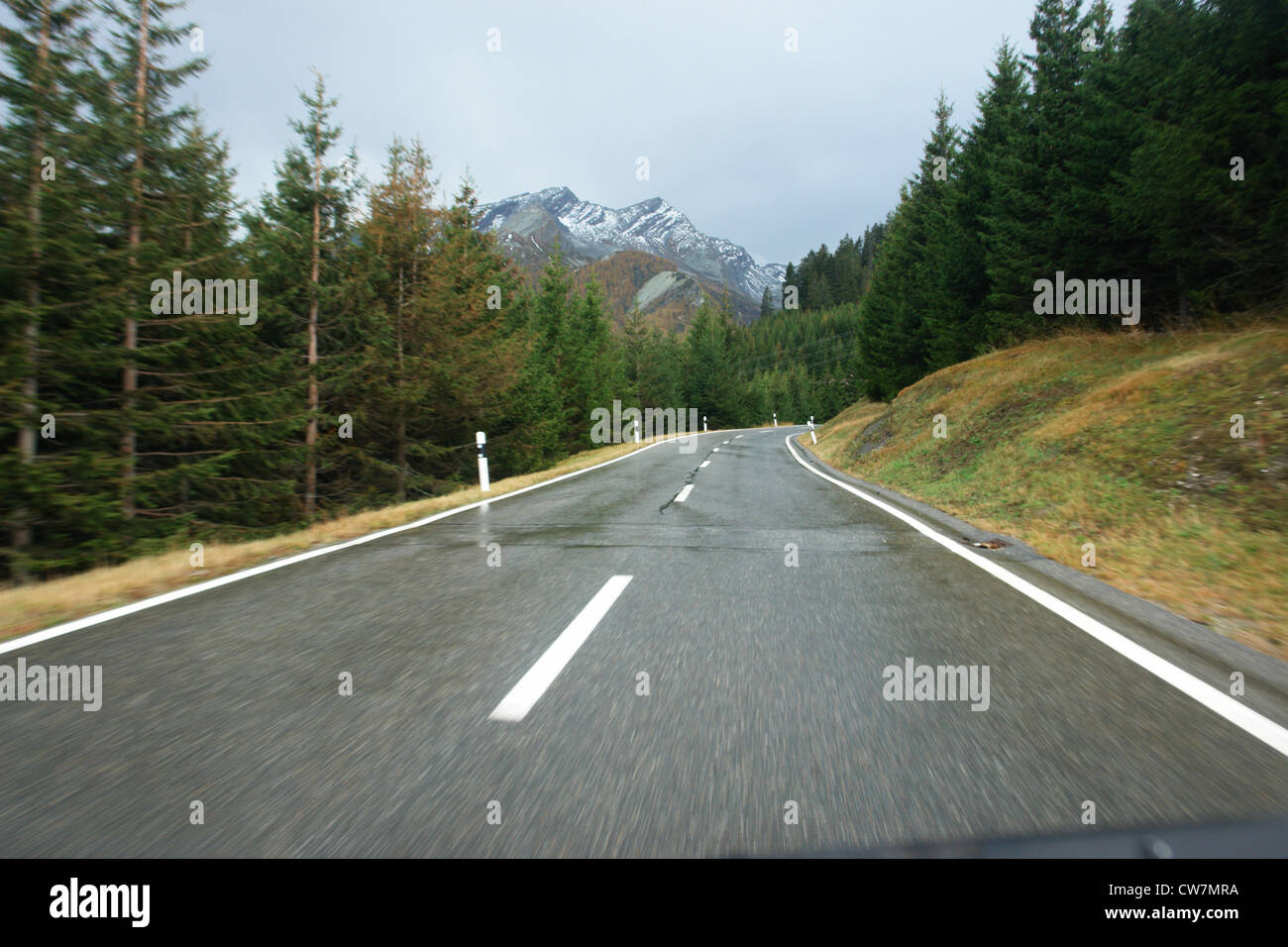 Alpine pass in switzerland Stock Photo - Alamy