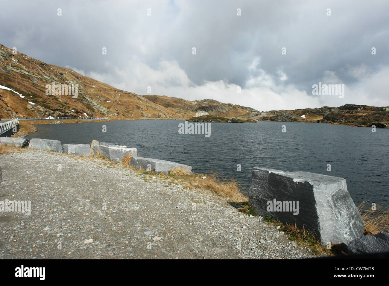 Alpine pass in switzerland Stock Photo - Alamy