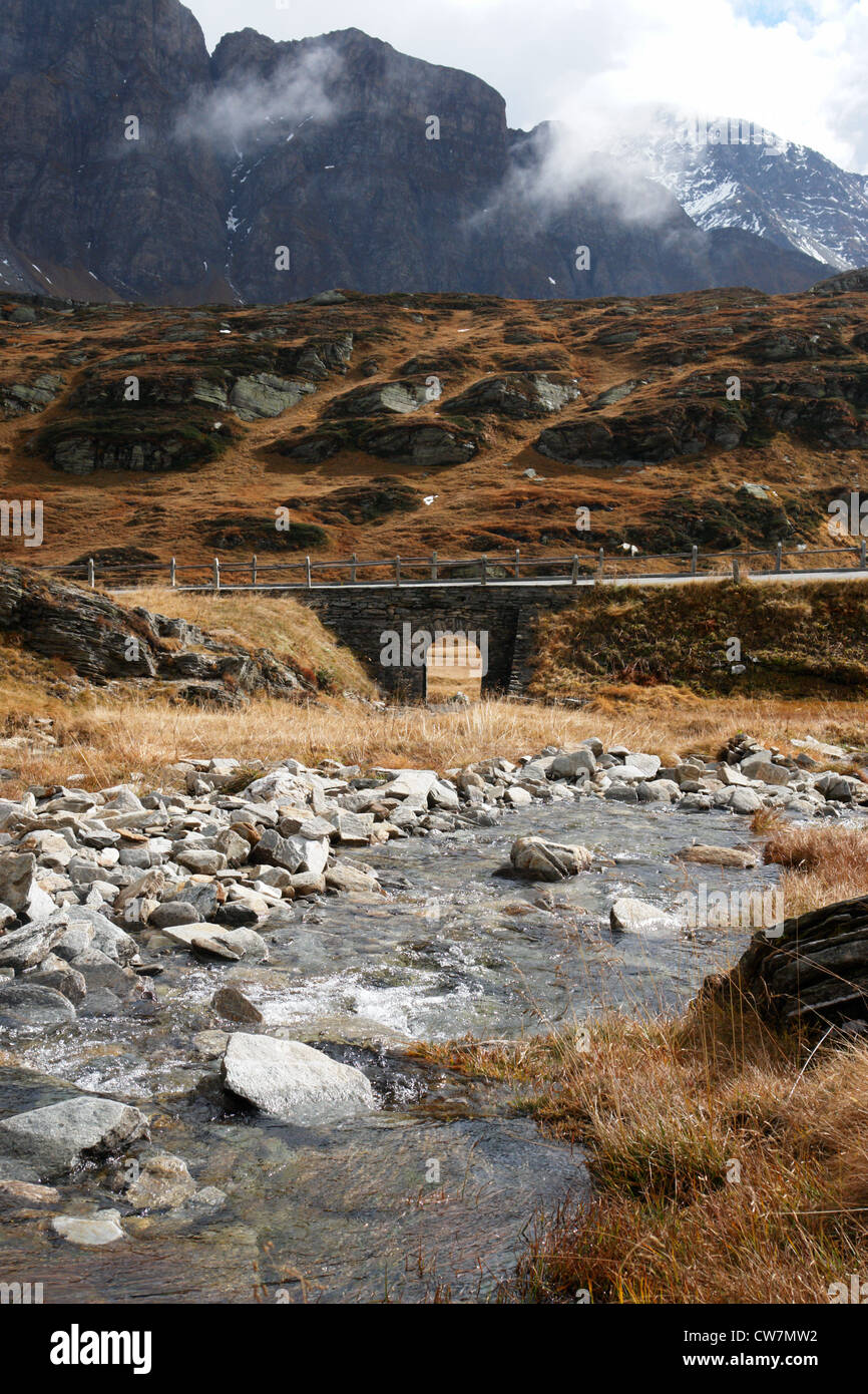 Alpine pass in switzerland Stock Photo - Alamy