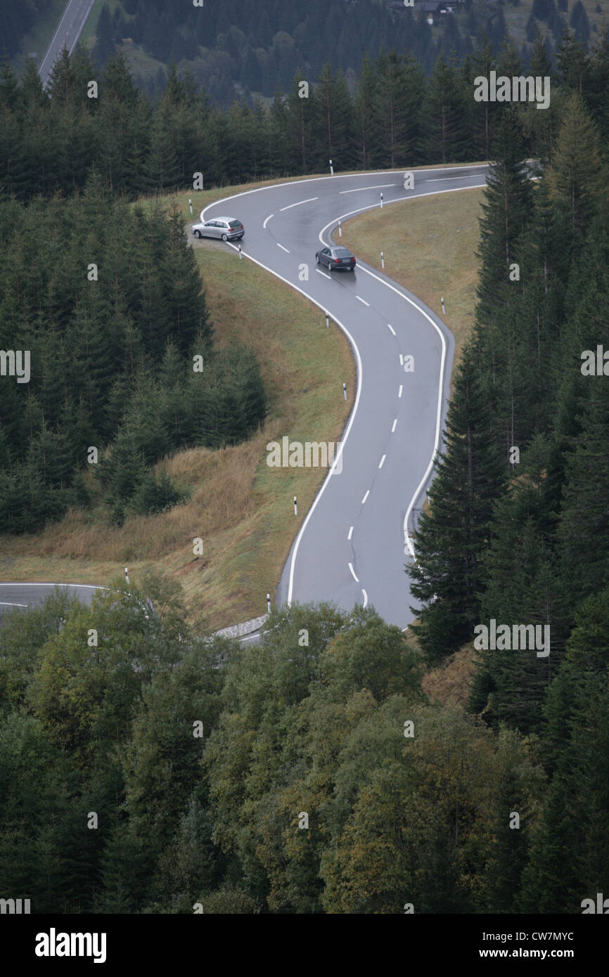 Alpine pass in switzerland Stock Photo - Alamy