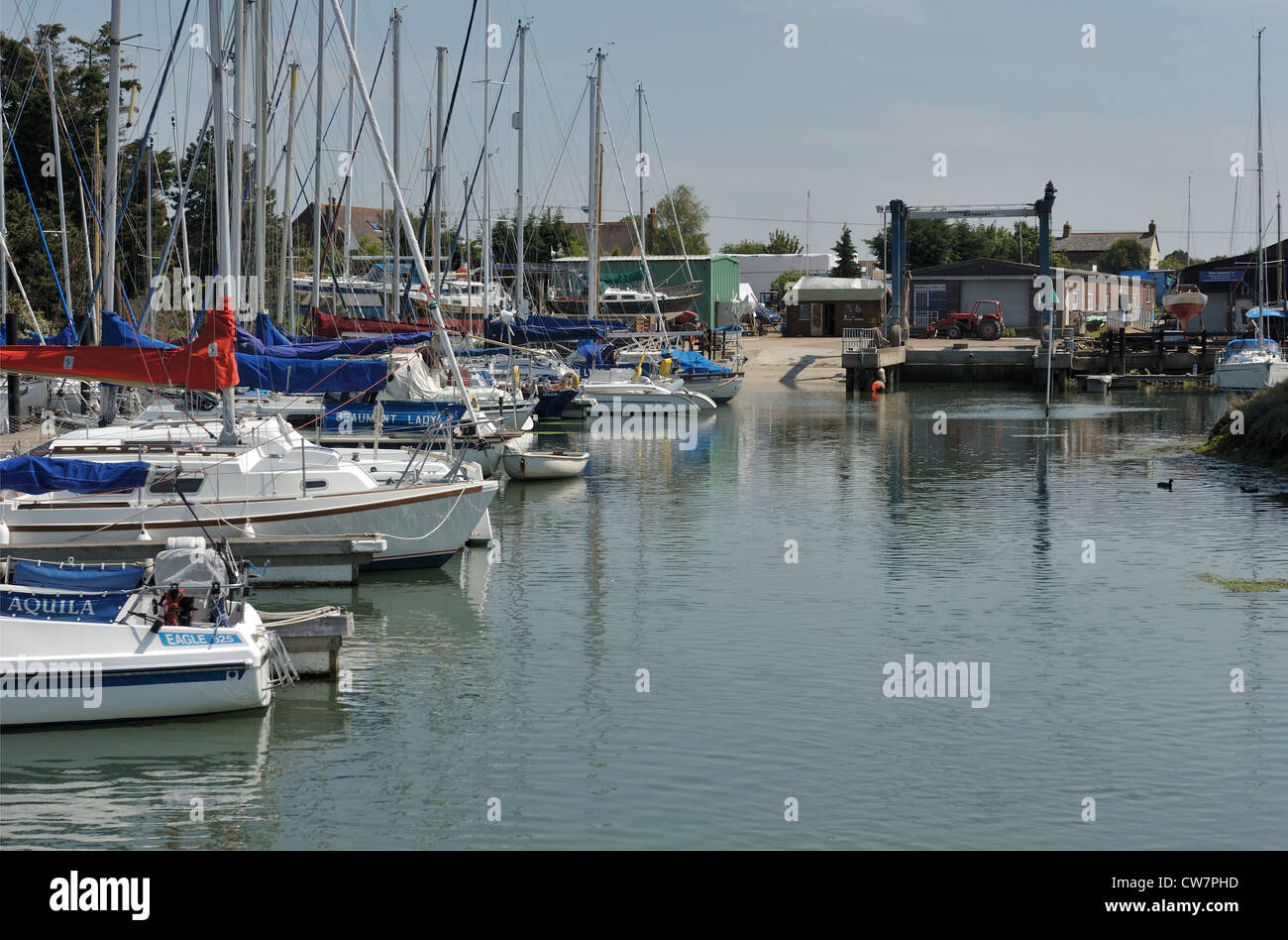 Emsworth Marina Emsworth Chichester Harbour Hampshire UK Stock Photo ...