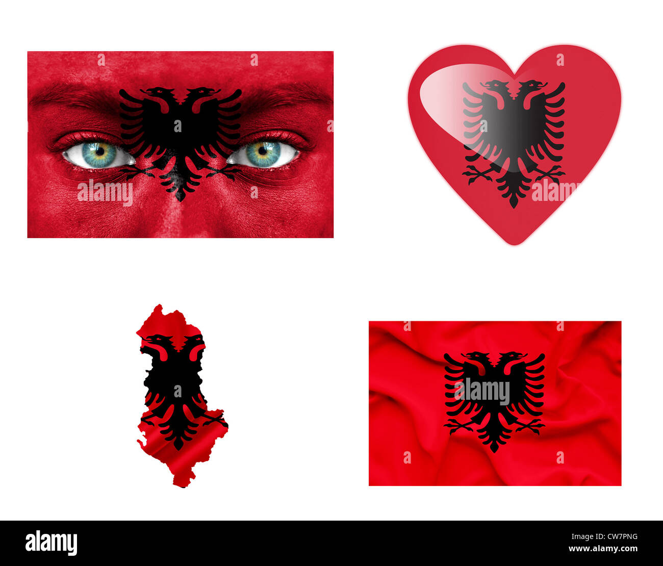 Set of various Brazil flags Stock Photo - Alamy