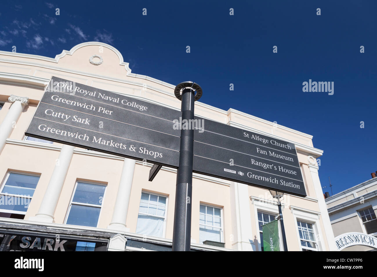 Greenwich directions hi-res stock photography and images - Alamy