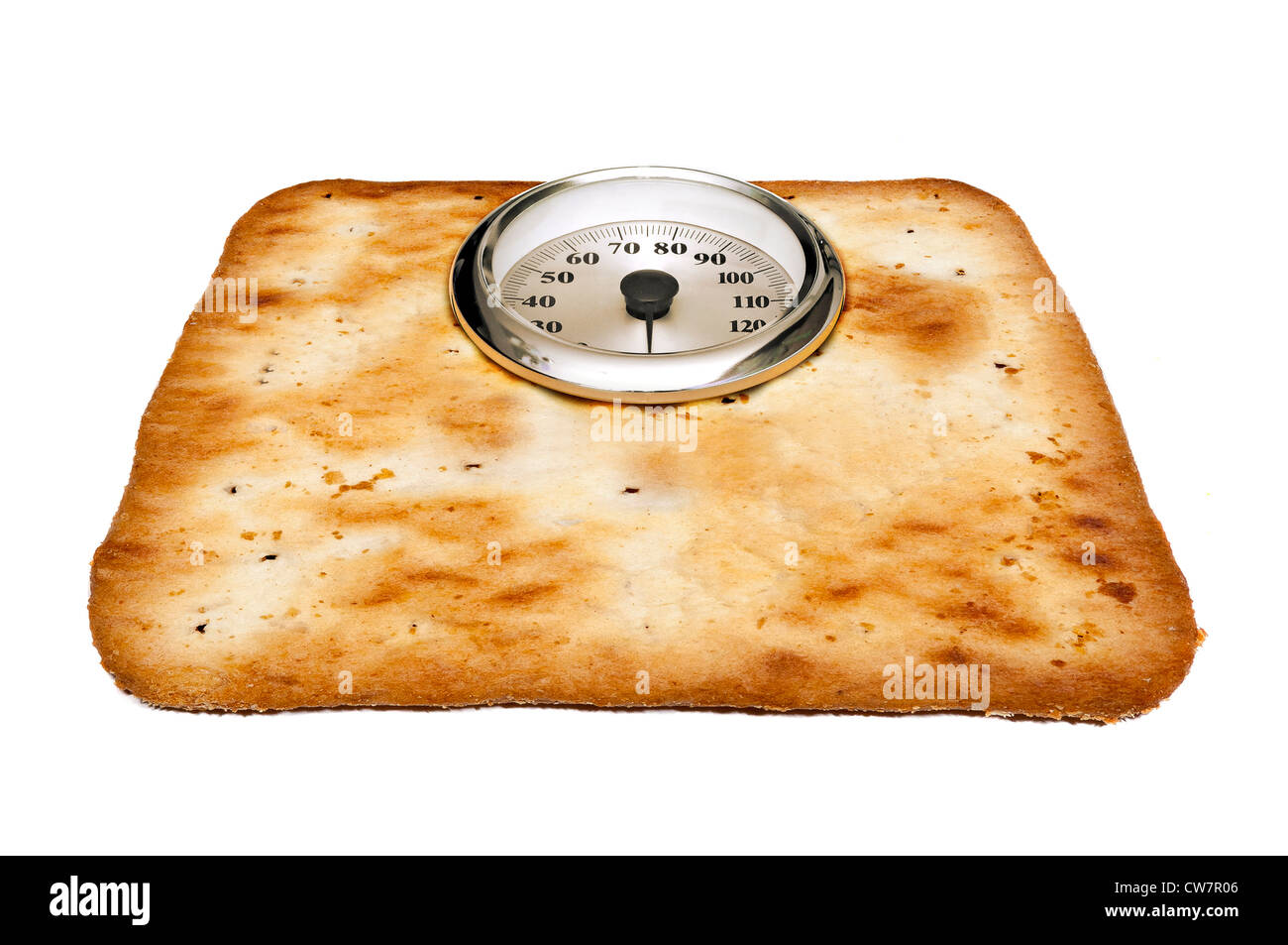 Weight scale made of cookies Stock Photo - Alamy