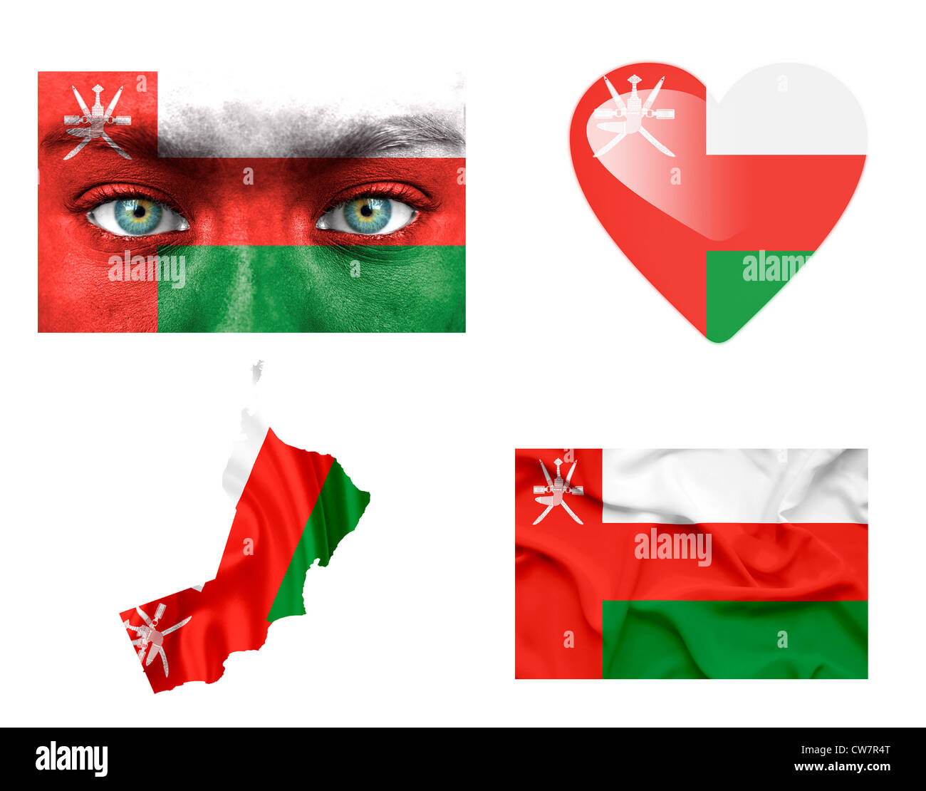 Oman flags hi-res stock photography and images - Alamy