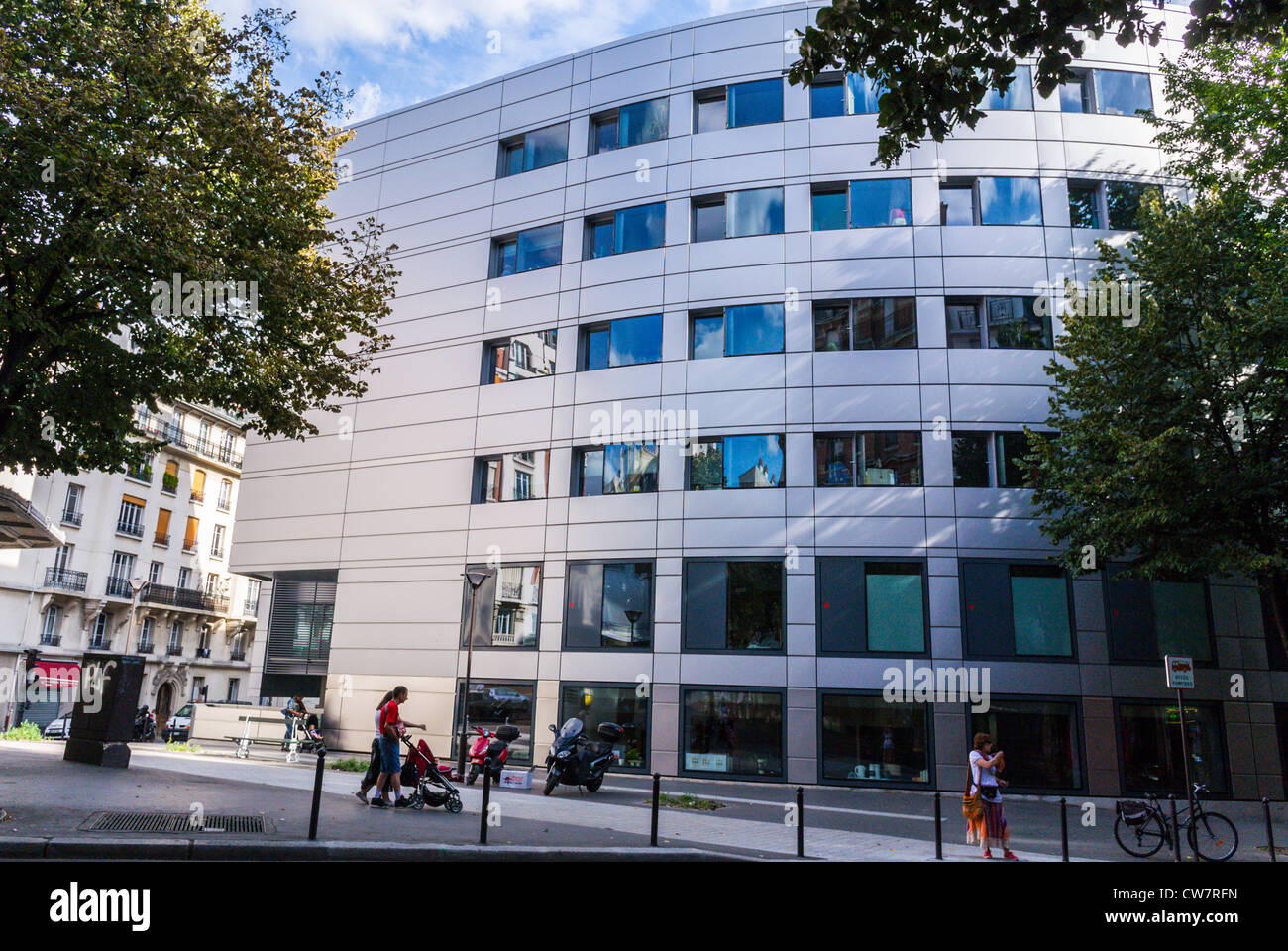 Paris, France, French Hospital, Modern Architecture, "Hopital Tenon ...