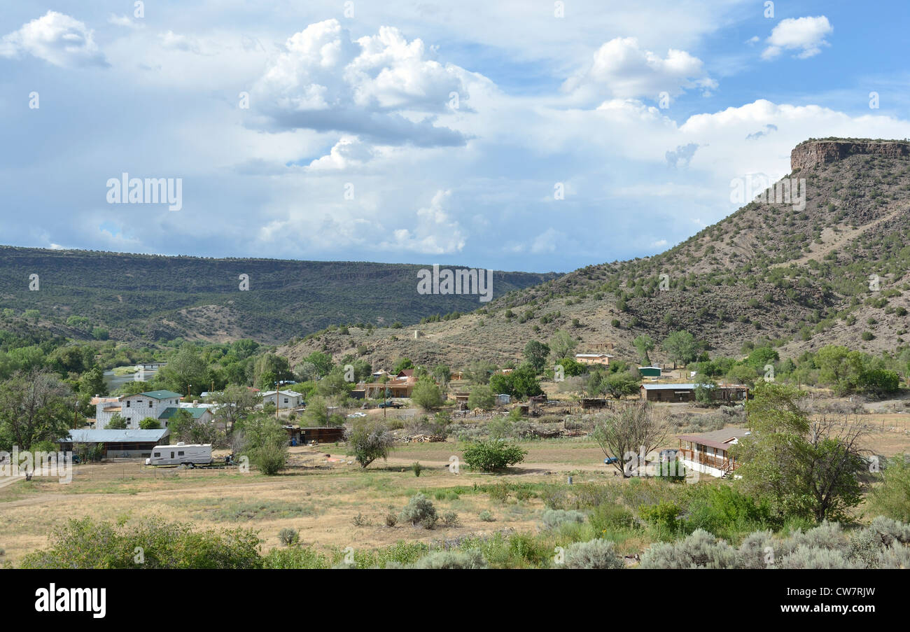 Pilar Taos County New Mexico USA Stock Photo - Alamy