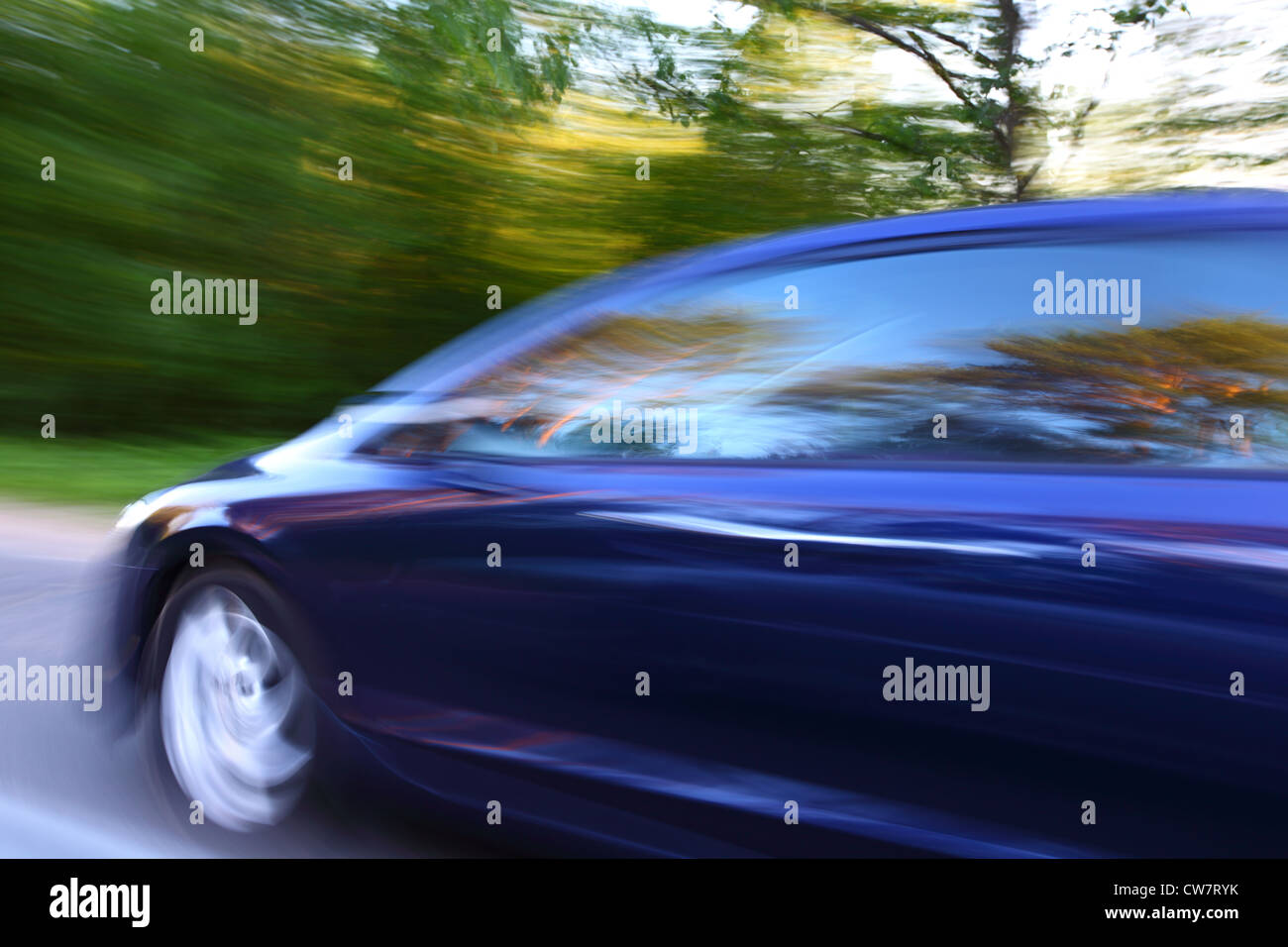 Car corner motion blur hi-res stock photography and images - Alamy