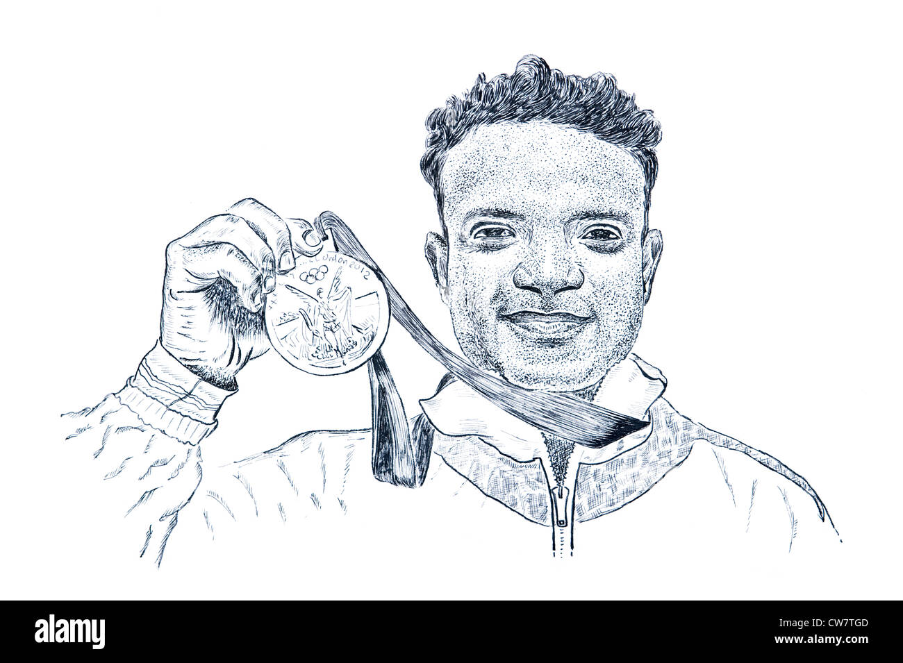 Illustration of Vijay Kumar - silver medalist in individual 25 metre ...