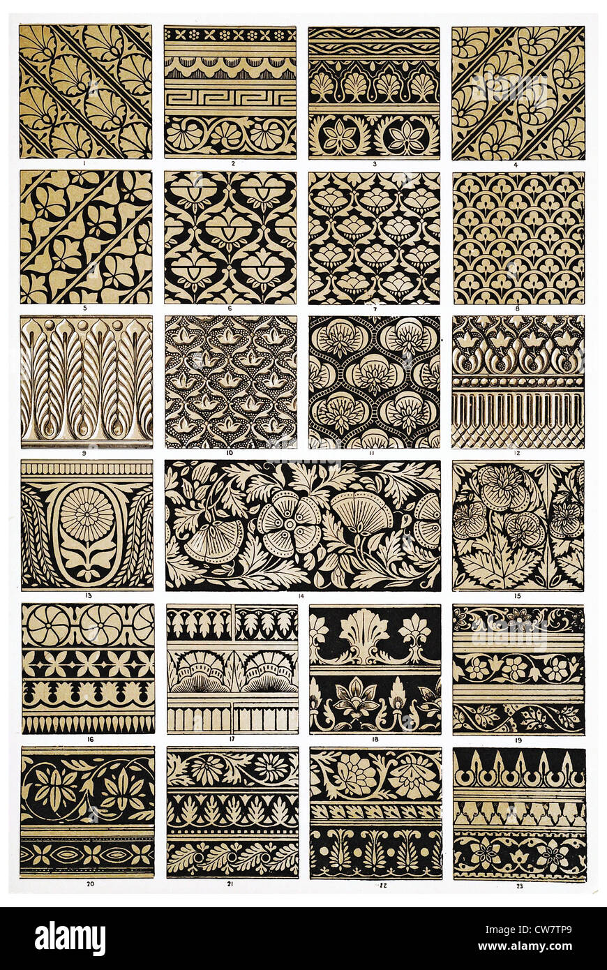 Indian patterns Cut Out Stock Images & Pictures - Alamy
