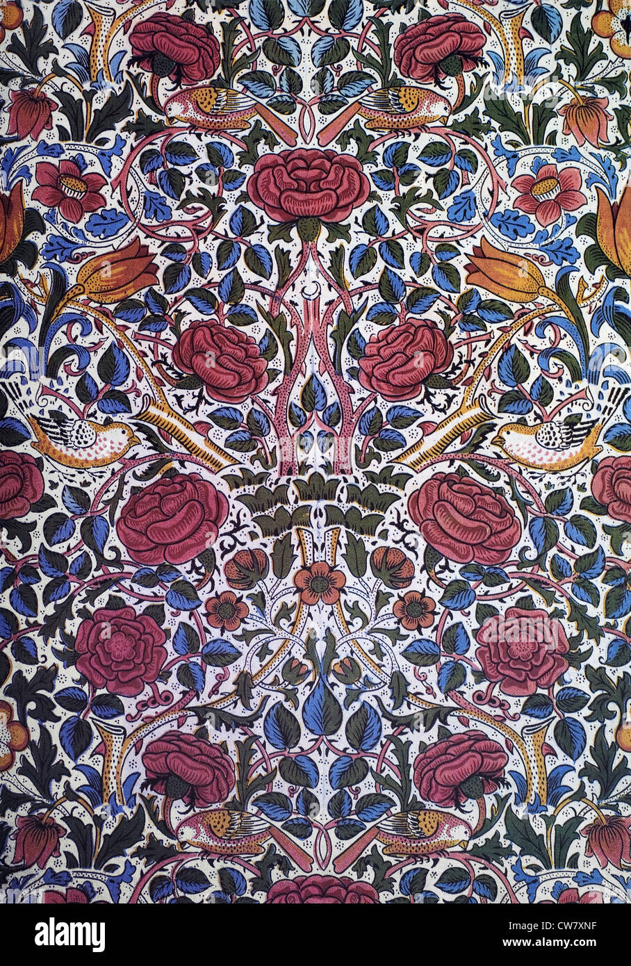 Evenlode Chintz 1883 Stock Photo - Alamy