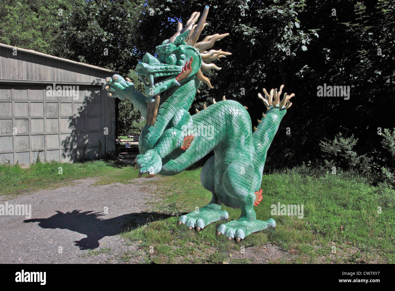Dragon sculpture Long Island New York Stock Photo - Alamy