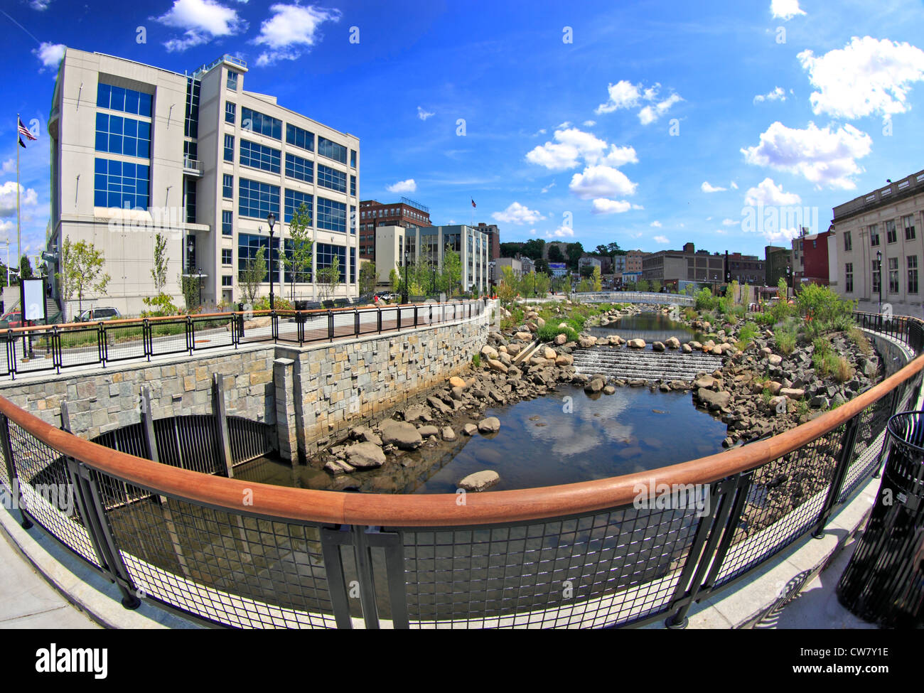 Larkin Plaza downtown Yonkers New York Stock Photo - Alamy