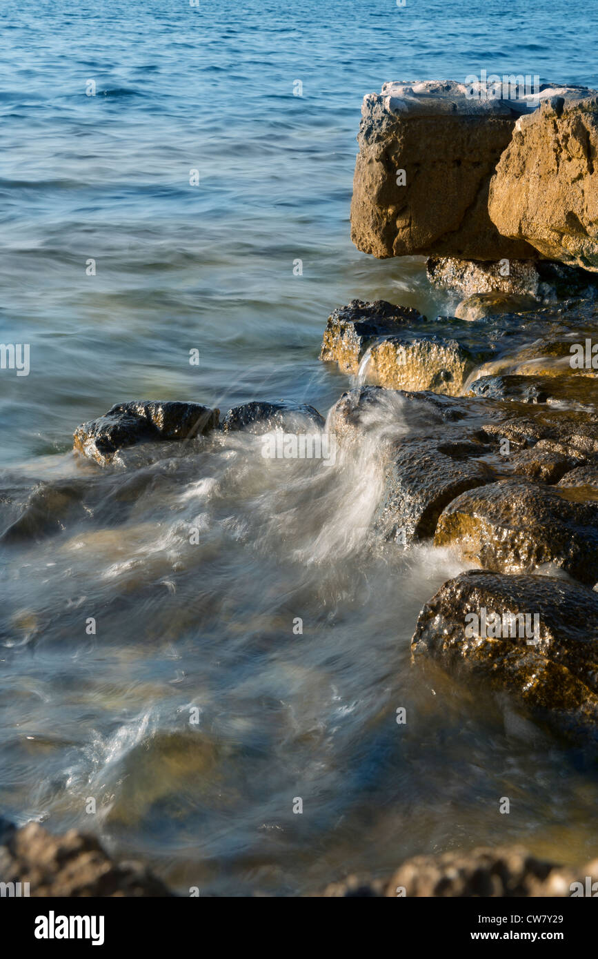 the sea on the rocks Stock Photo - Alamy