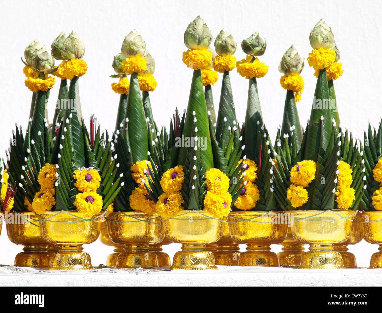 Buddhist offerings hi-res stock photography and images - Alamy