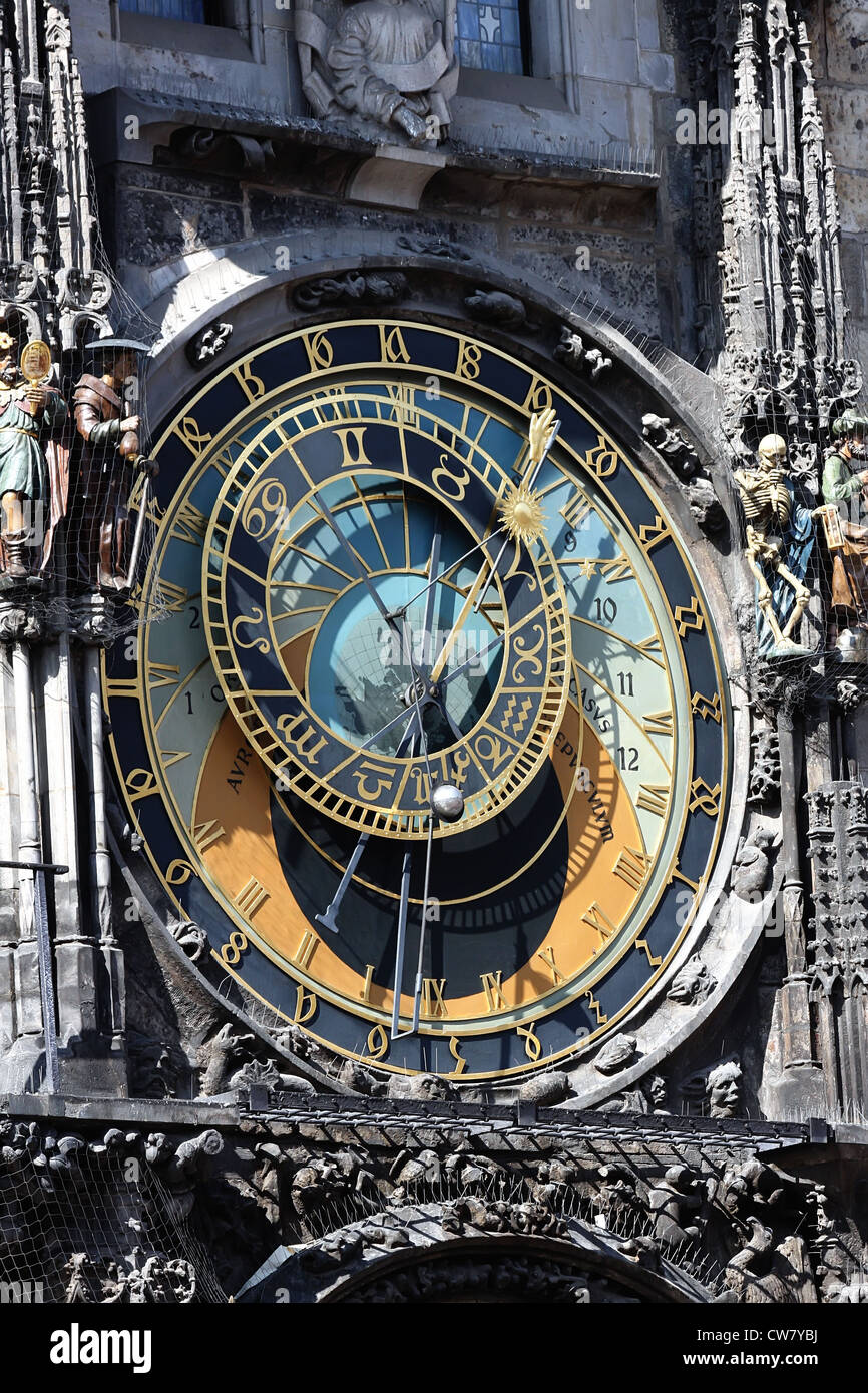 Prague astrological clock hi-res stock photography and images - Alamy