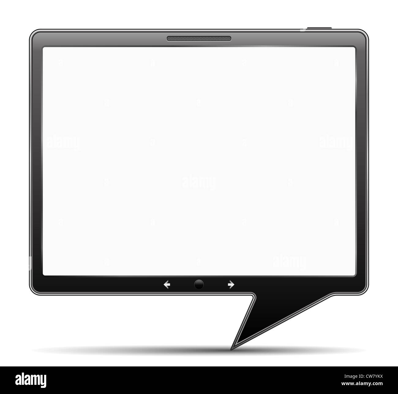 Tablet icon Black and White Stock Photos & Images - Alamy