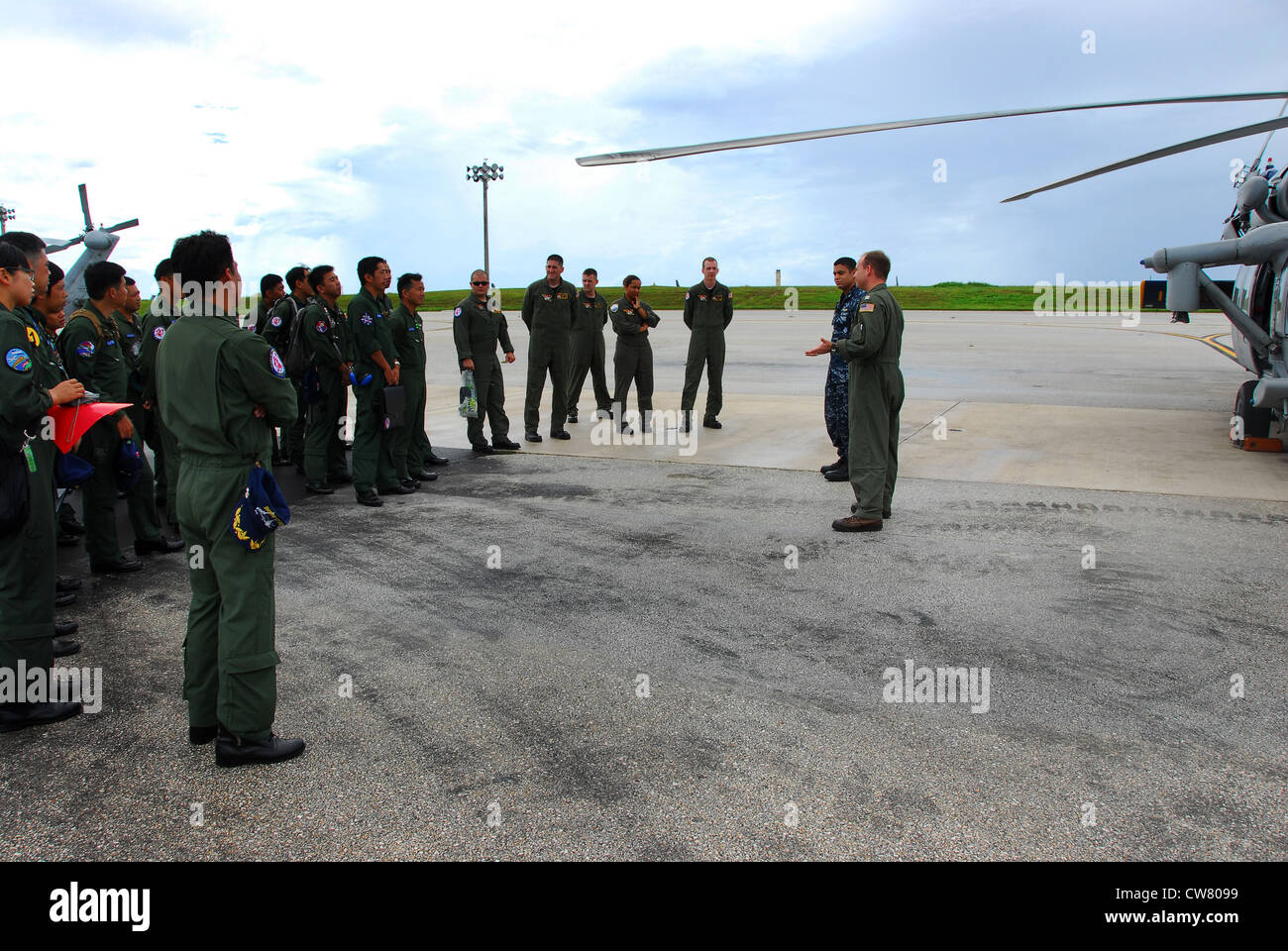 ANDERSEN AIR FORCE BASE, Guam (Aug. 9, 2012) Lt. Richard Hill, a native ...