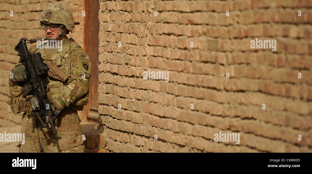 Alaskan National Guard Pvt. Eric Bohlen, Kandahar Provincial ...