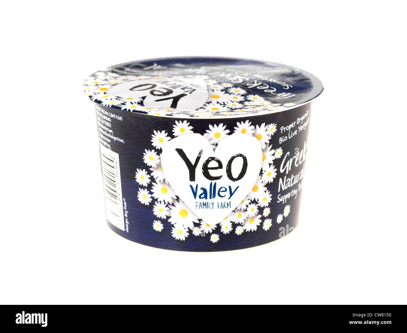 Natural yoghurt packaging Cut Out Stock Images & Pictures - Alamy