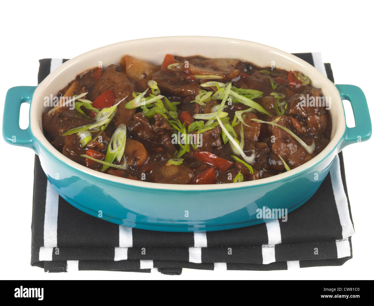 Beef and Black Bean Stock Photo - Alamy
