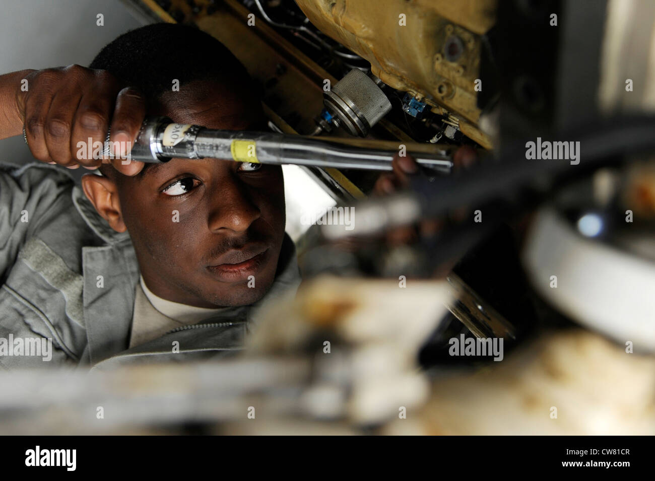 U.S. Air Force Airman 1st Class Ivan Williams, 13th Aircraft ...