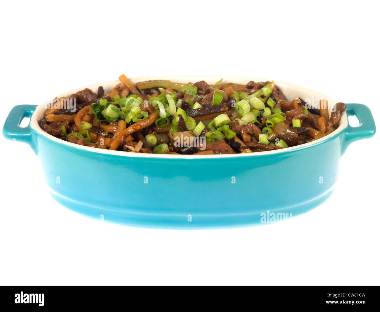Asian udon noodles beef Cut Out Stock Images & Pictures - Alamy