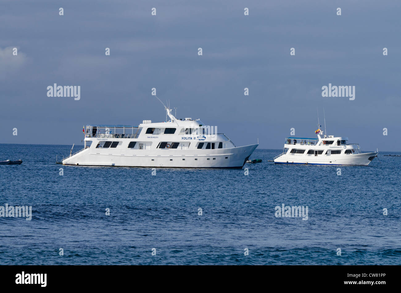Ecuador, Galapagos, Espanola, Punta Suarez. Typical expedition style ...