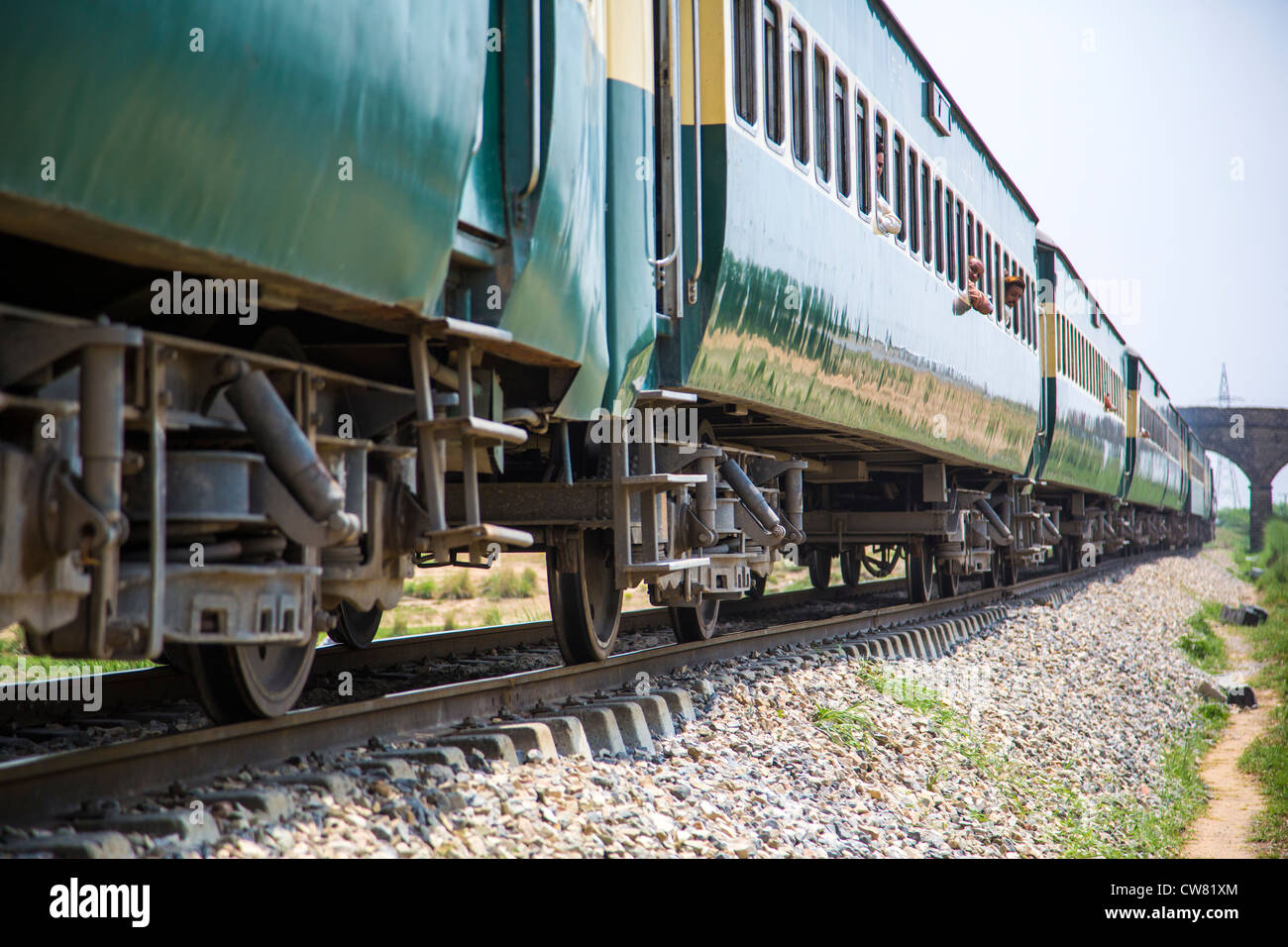 Train pakistan railway hi-res stock photography and images - Alamy
