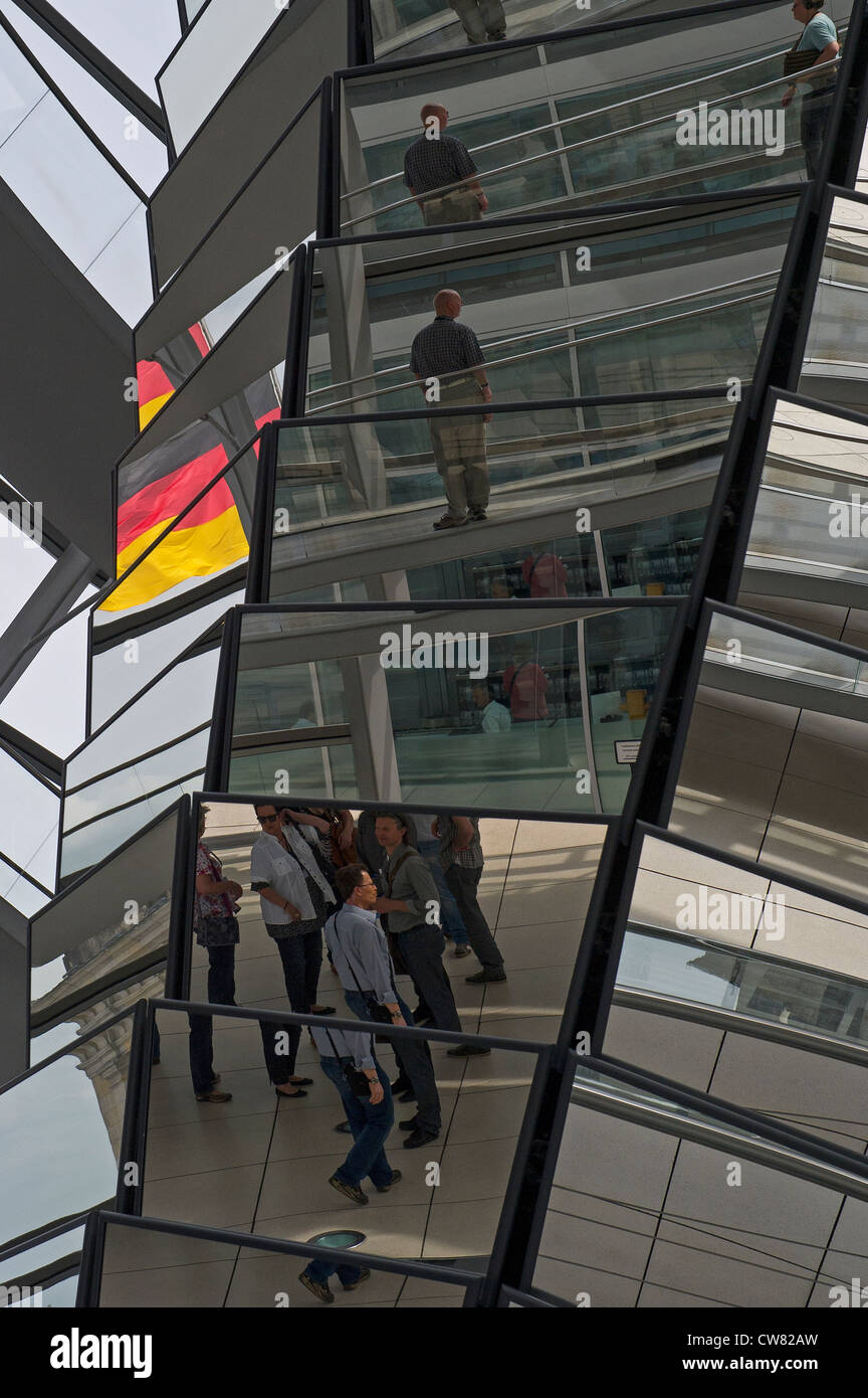 Inside the doom of the Reichstag Stock Photo - Alamy