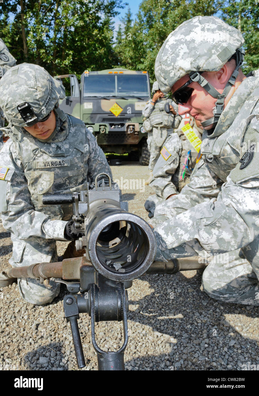 Alaska soldiers from the 6th engineer battalion hi-res stock ...