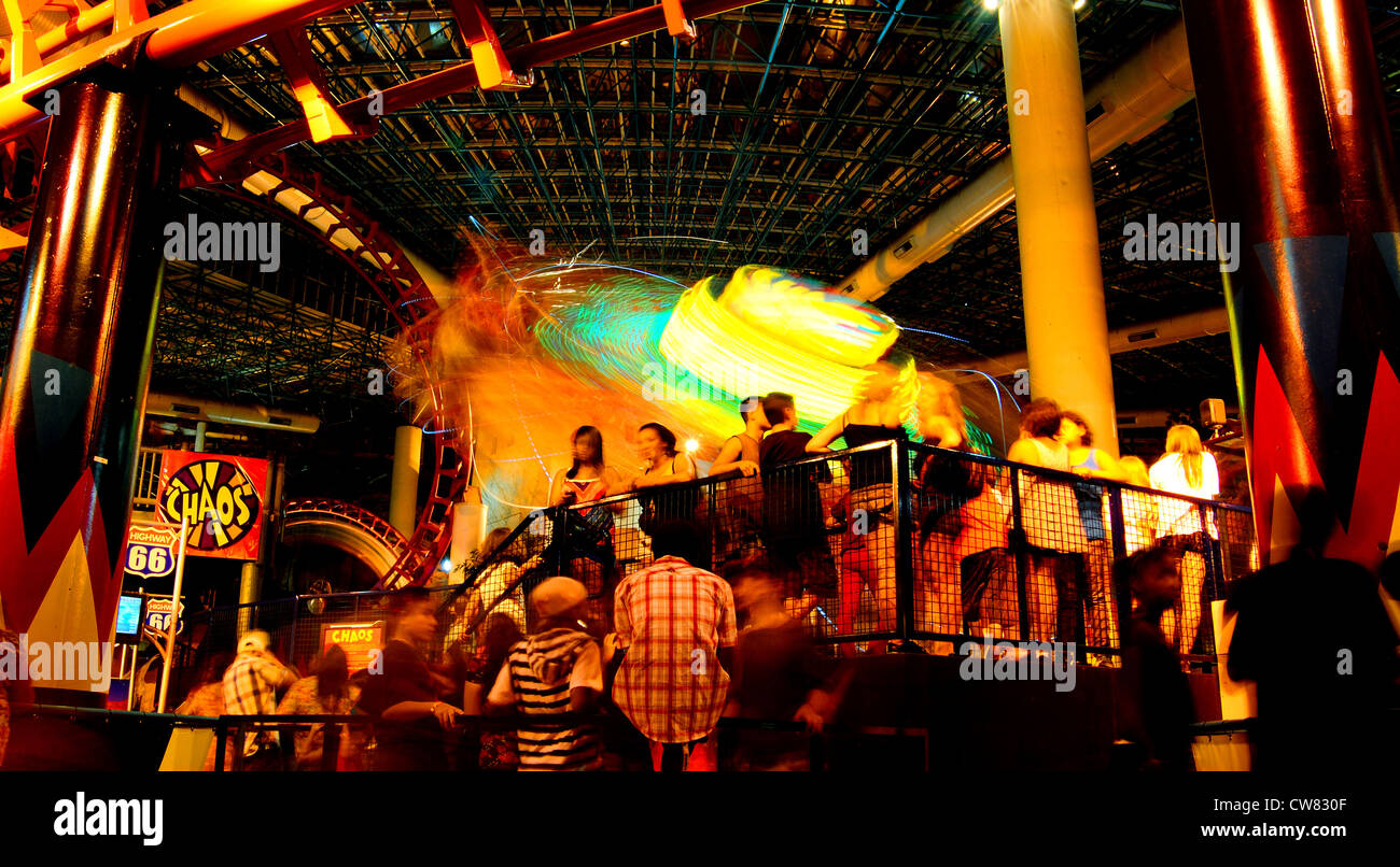 Adventure Dome indoor amusement park at Circus Circus Hotel and casino ...