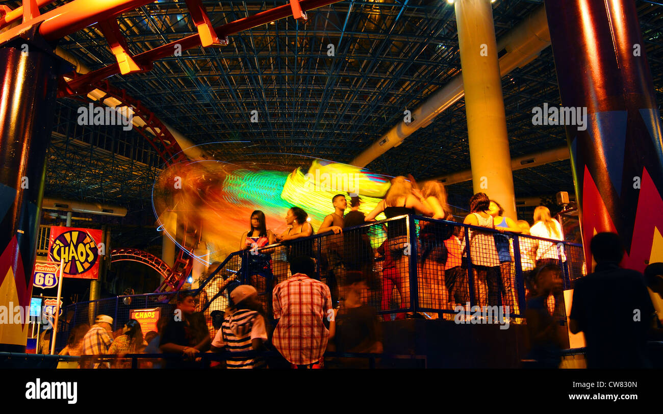 Adventure Dome indoor amusement park at Circus Circus Hotel and casino ...