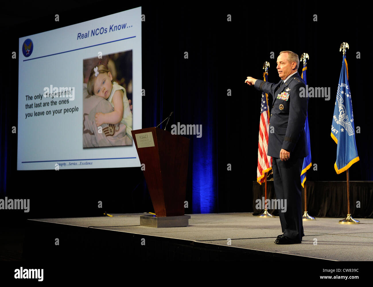 Air Force Chief of Staff Gen. Mark A. Welsh III shares his senior leadership perspective at the ...