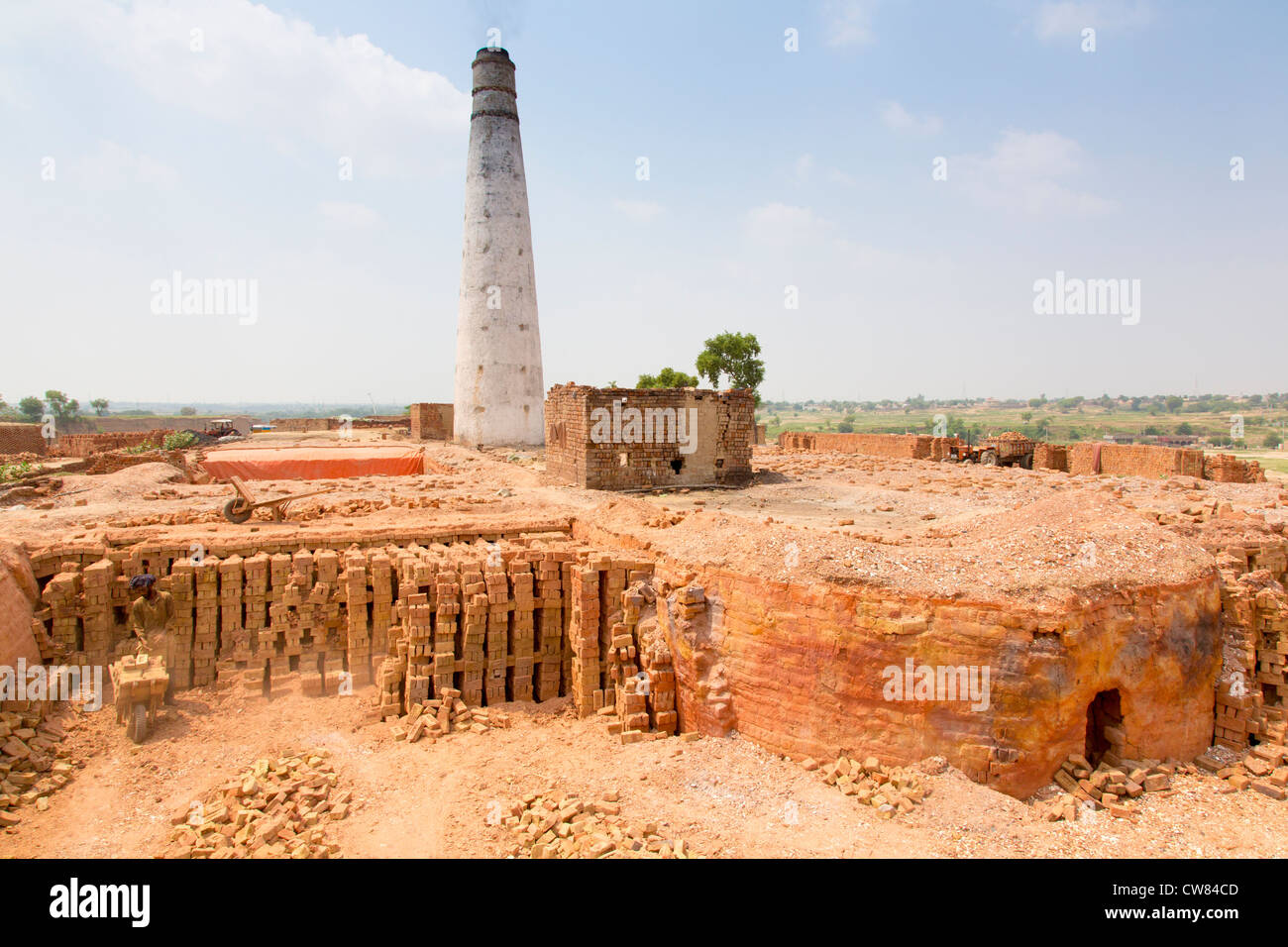 Brick works in Punjab Province, Pakistan Stock Photo - Alamy