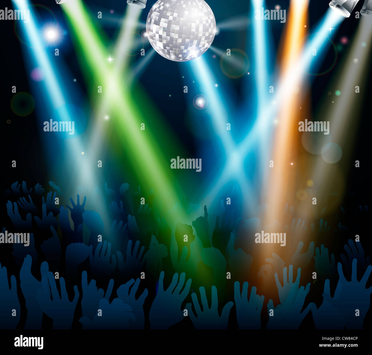Dance floor crowd hi-res stock photography and images - Alamy