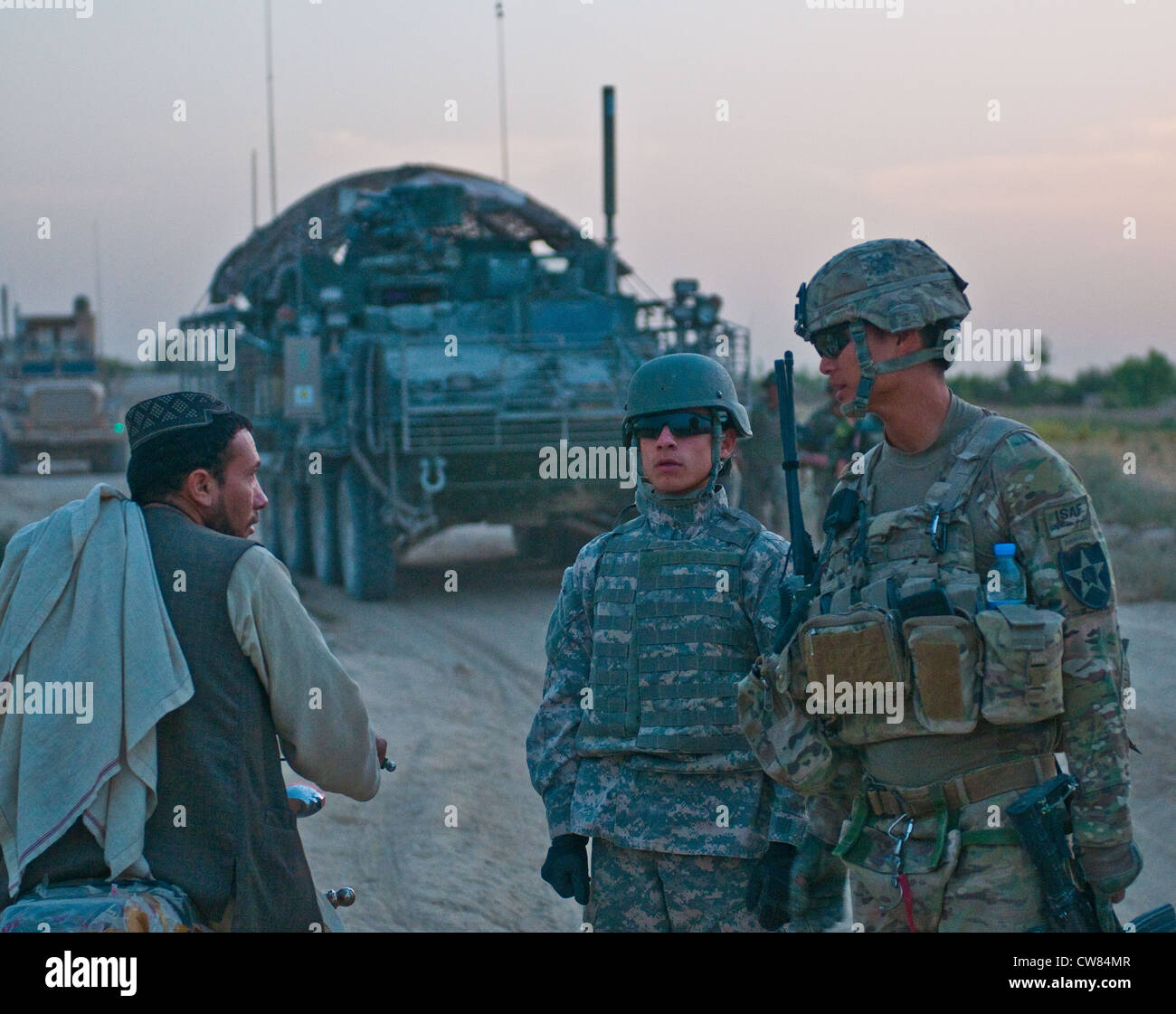 Platoon leader in an infantry regiment hi-res stock photography and ...
