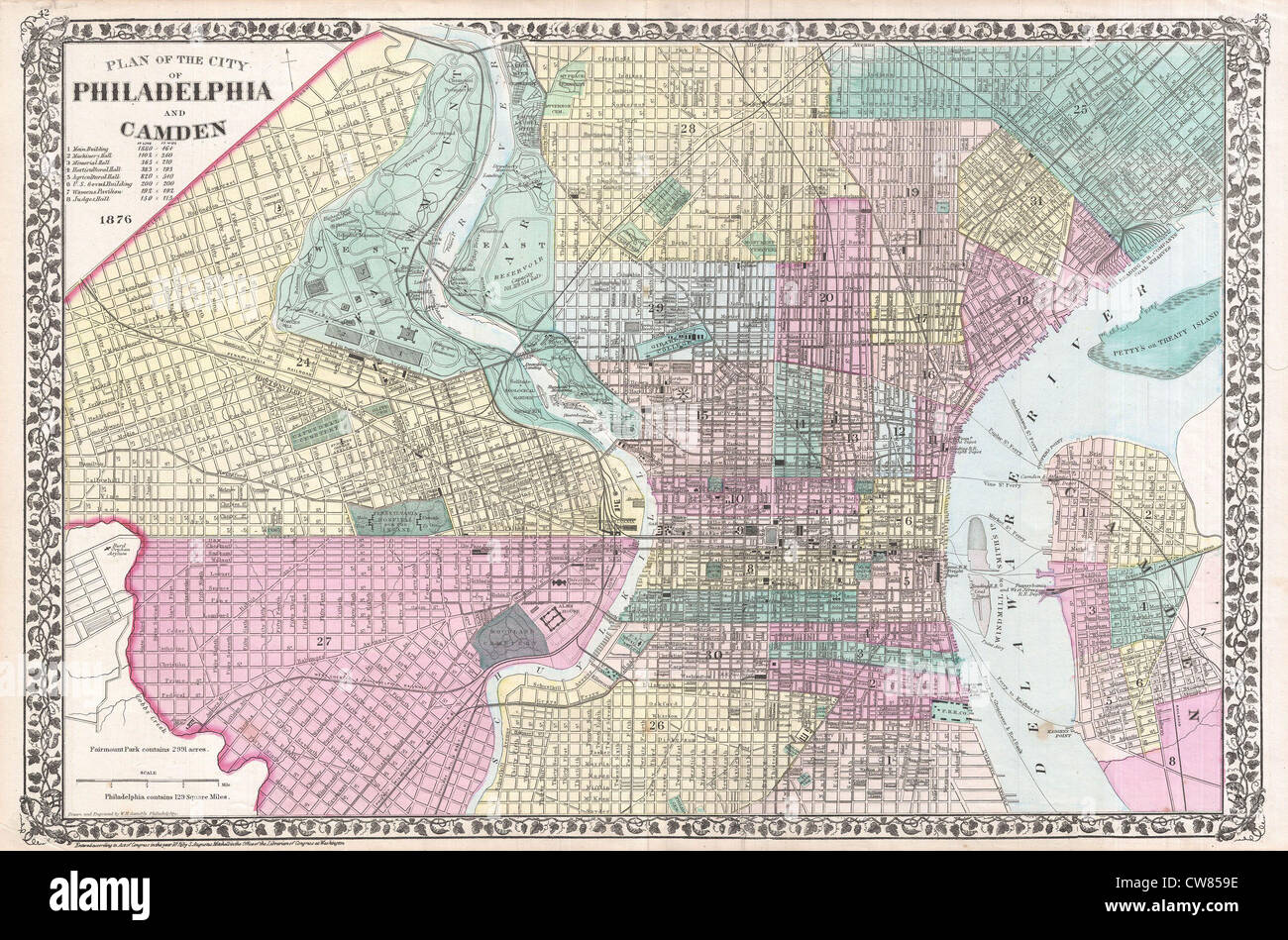 Pennsylvania maps hi-res stock photography and images - Alamy