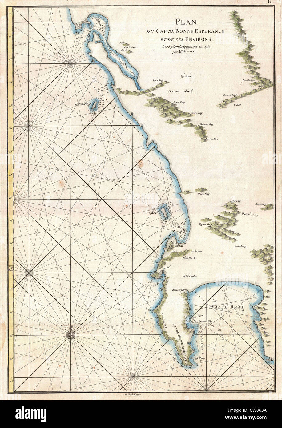 Cape of good hope map hi-res stock photography and images - Alamy