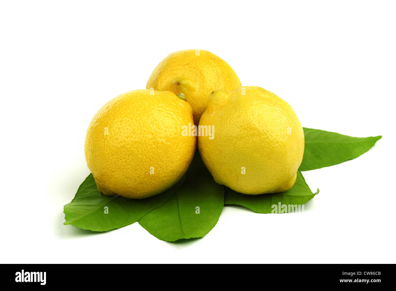 lemons pile isolated on white Stock Photo - Alamy
