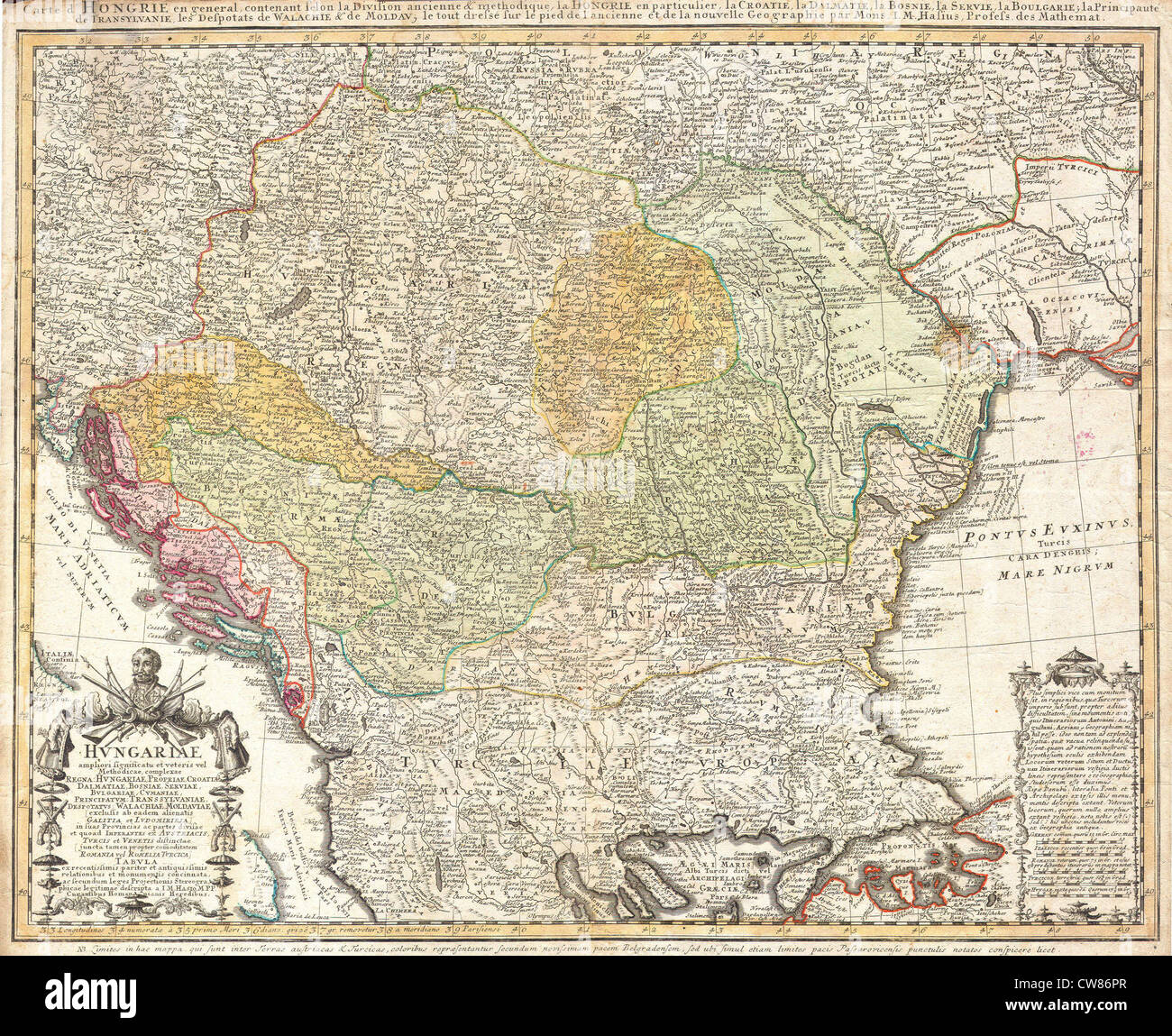 Balkans map hi-res stock photography and images - Alamy