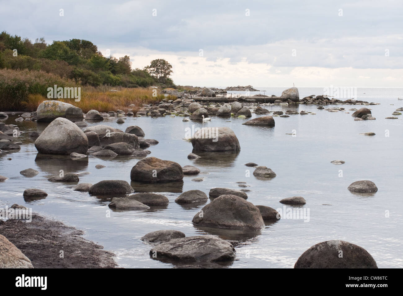The beach at Sandviken in Skåne, Sweden Stock Photo - Alamy