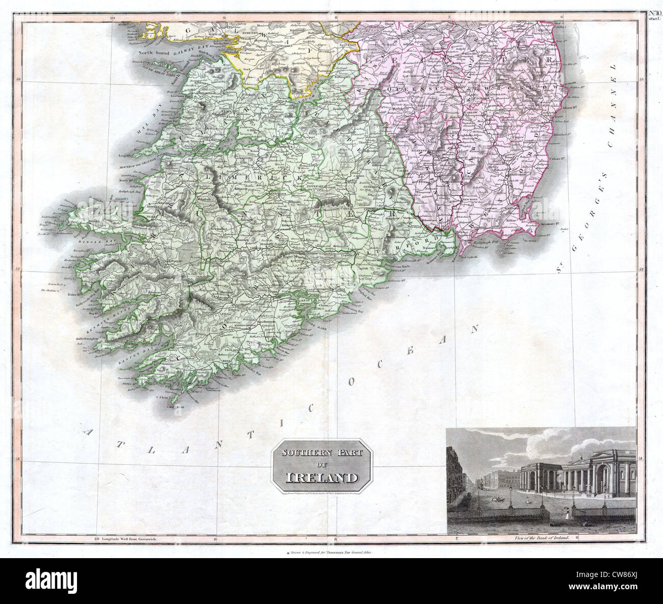 Ireland map hi-res stock photography and images - Alamy