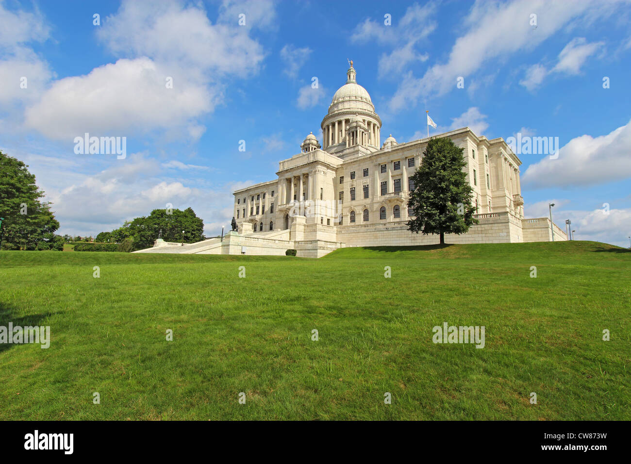 The Rhode Island State House on Capitol Hill in Providence Stock Photo ...