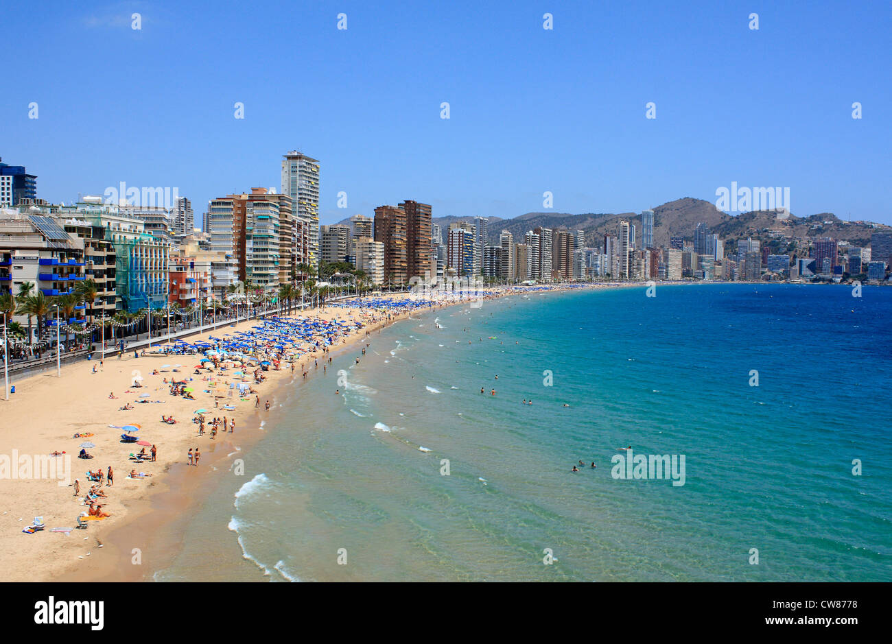 Levante beach benidorm hi-res stock photography and images - Alamy