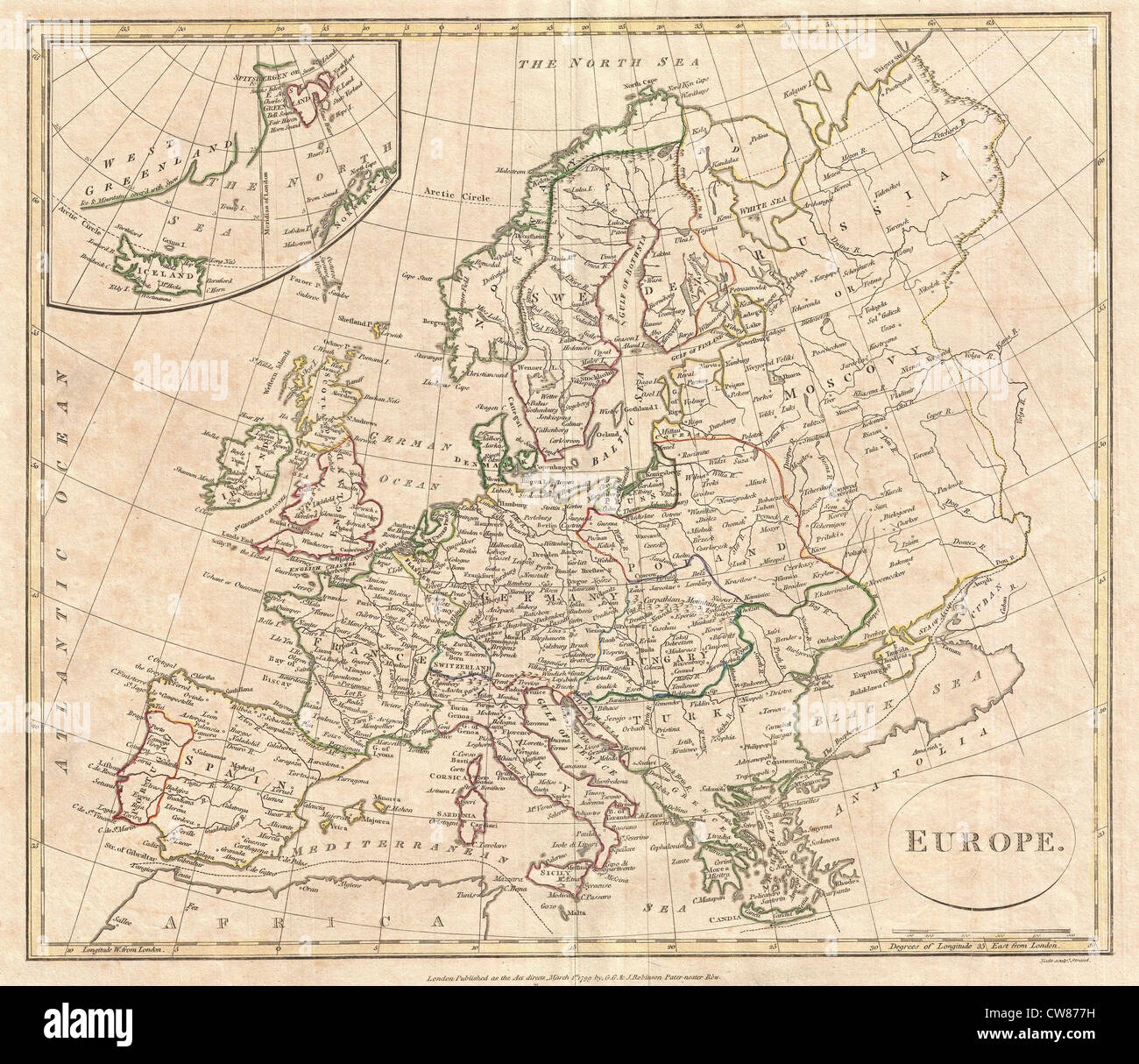 Map Of Europe High Resolution Stock Photography and Images - Alamy