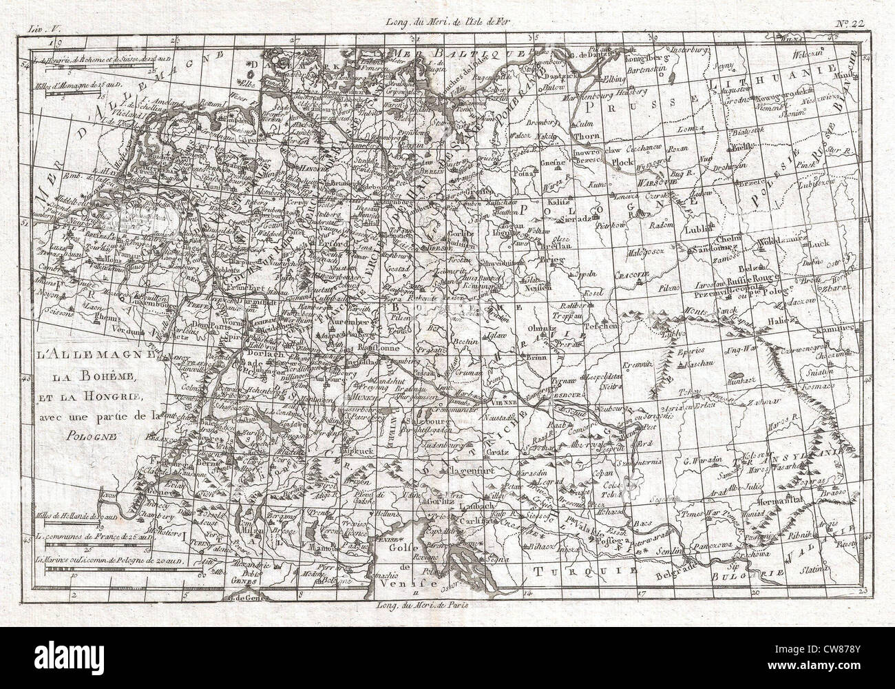 The 1780 Raynal and Bonne map offers a detailed representation of the ...