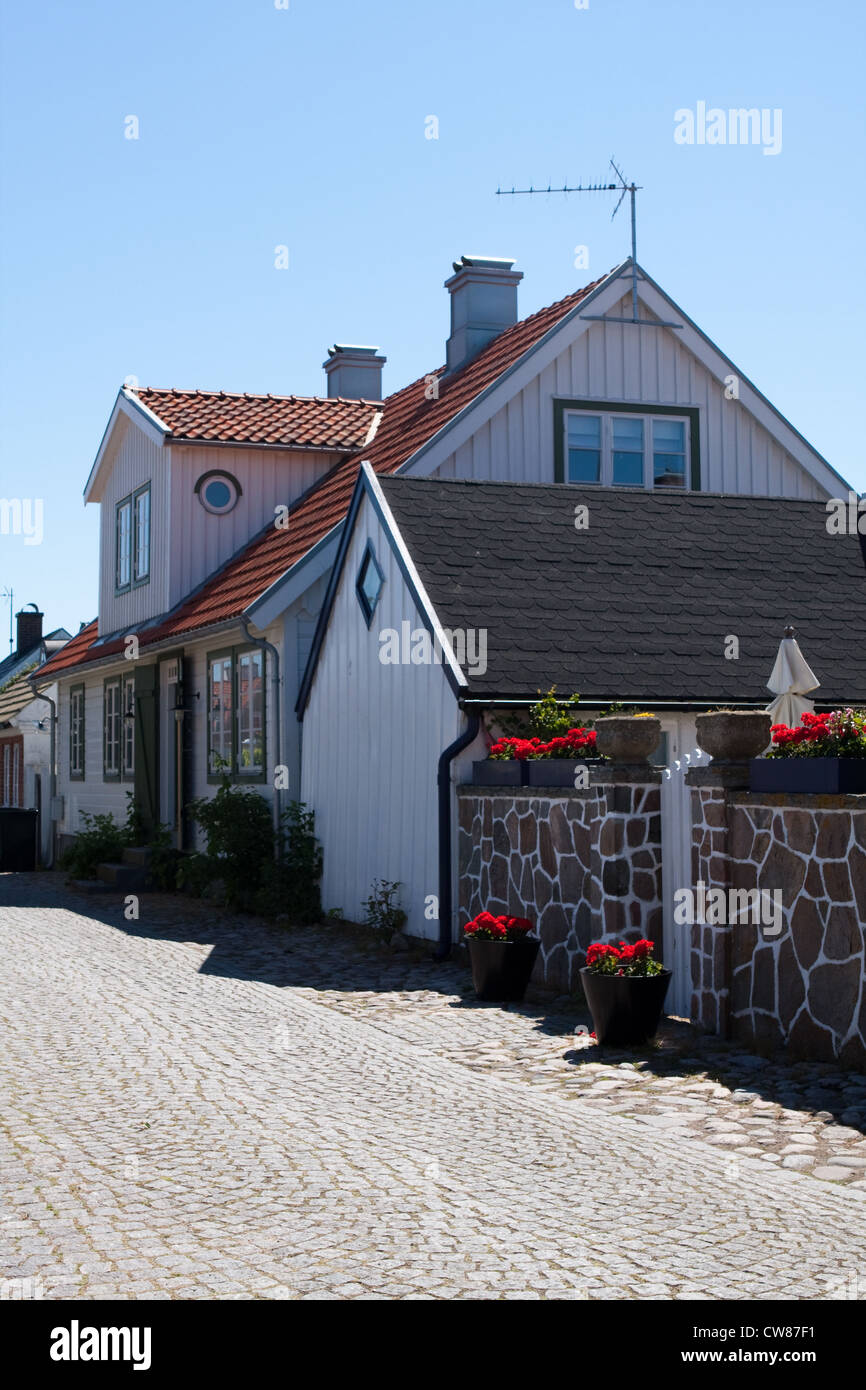 Houses in Båstad, Sweden Stock Photo - Alamy