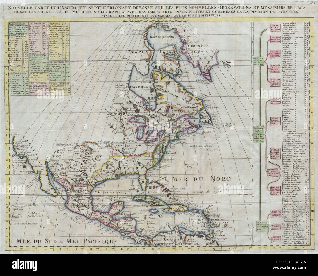 1720 Map Of America High Resolution Stock Photography and Images - Alamy
