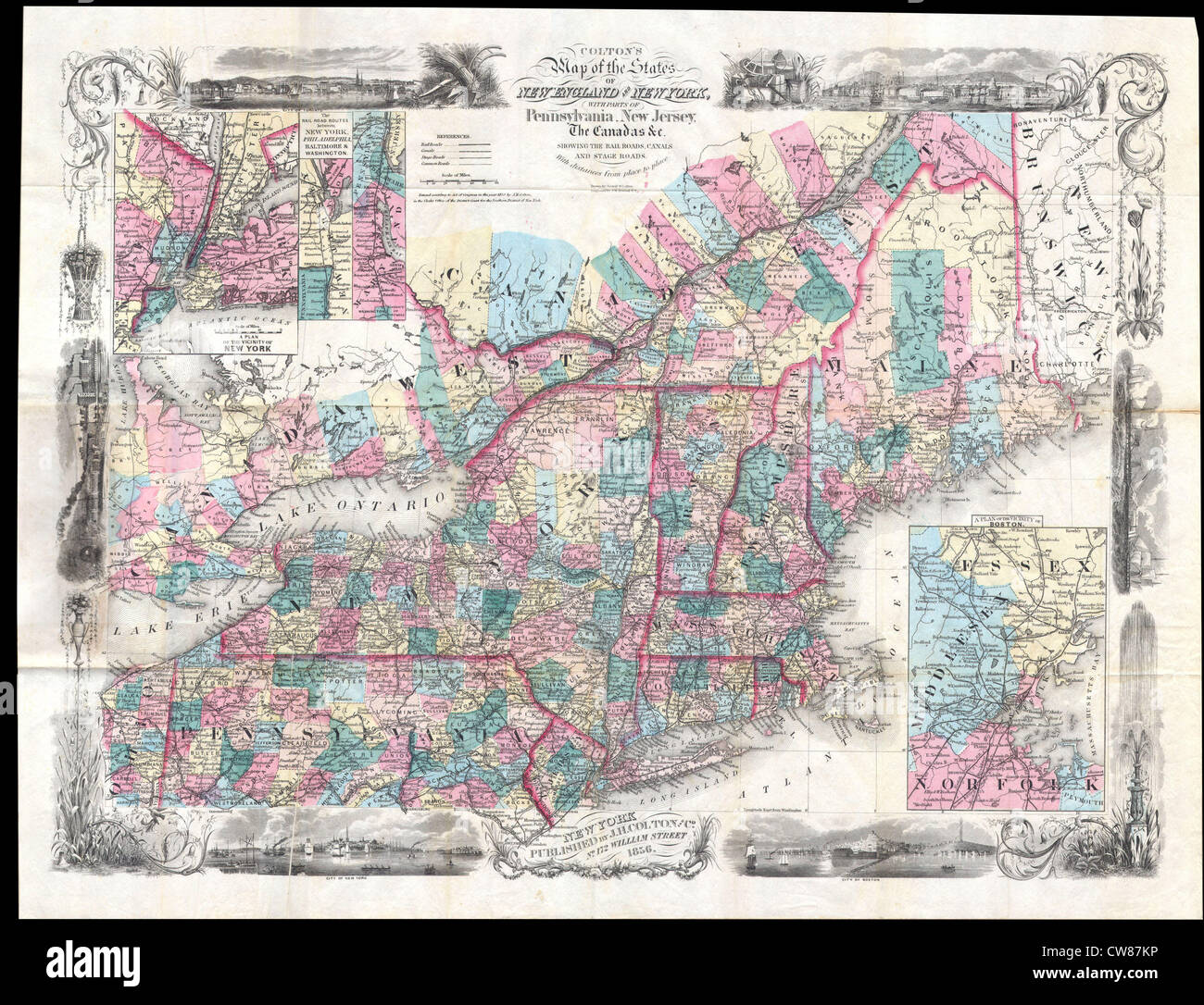 Map of colton new york hi-res stock photography and images - Alamy